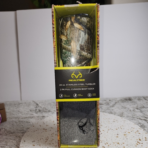 Realtree | Underwear & Socks | Realtree 2oz Stainless Steel Camo ...
